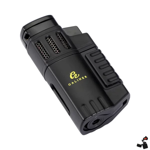 GALINER LC-150 – Briquet Cigare 4 Flammes Coupe-Vent avec Poinçon ...